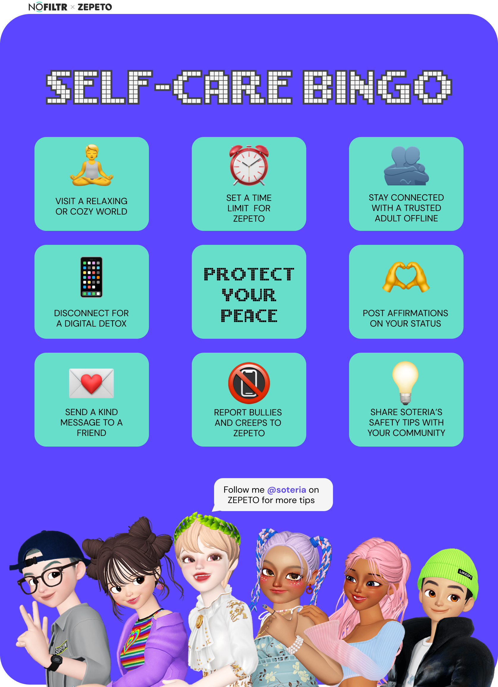 How to practice and inspire digital mindfulness on ZEPETO – ZEPETO